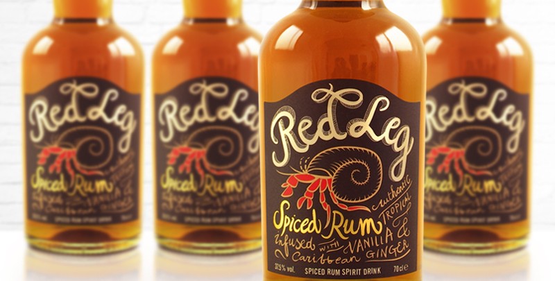 RedLeg Rum Launches With Brand Identity And Packaging Design From ...
